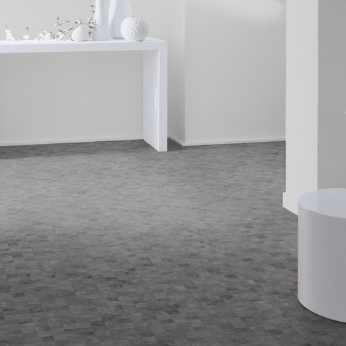 Gerflor Booster Spa Silver Grey 1919 | PVC-Meterware in Fliesenoptik