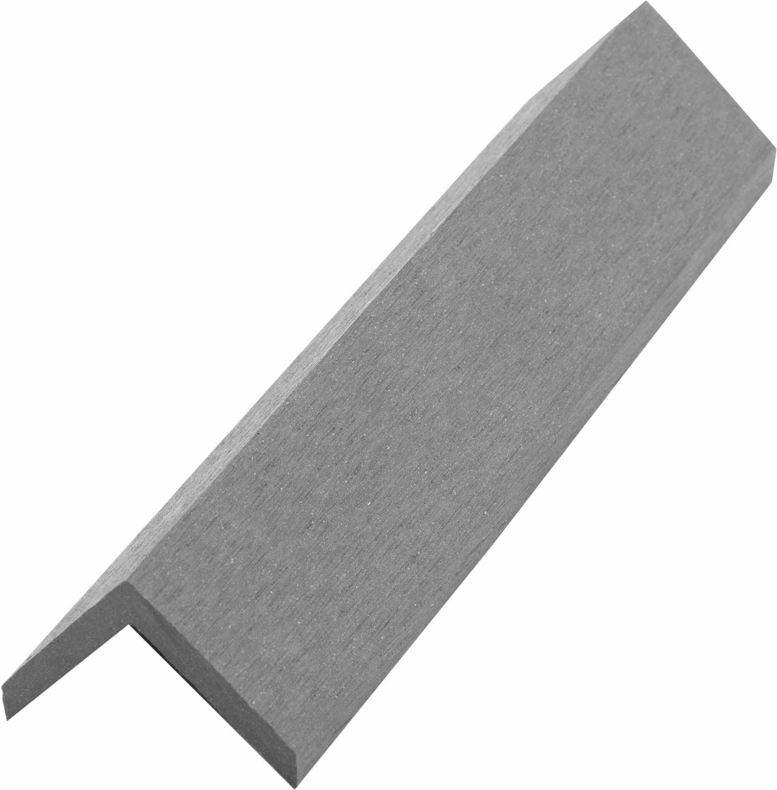 WPC Abschlussprofil L-Form hellgrau | 60 x 40mm