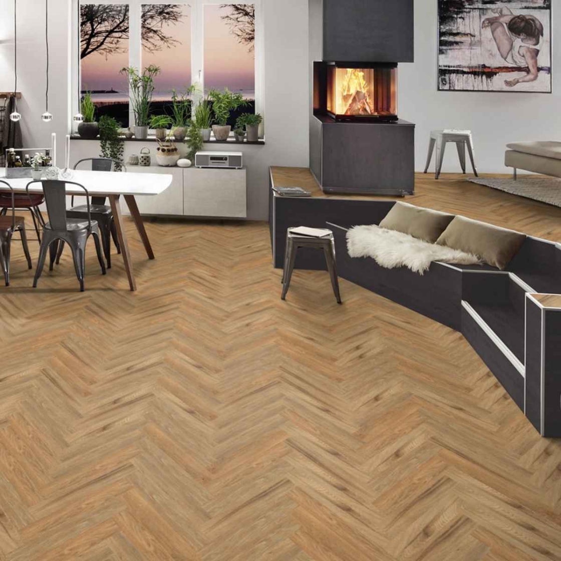 Project Floors - PW 3840/30 HB | Fischgrätoptik | Vinylboden